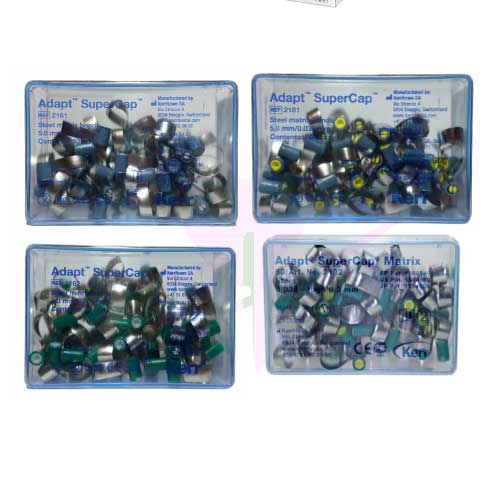 Matrices Adapt Supercap – Acero (Variedades) 50 unidades- Kerr – Clan Dent